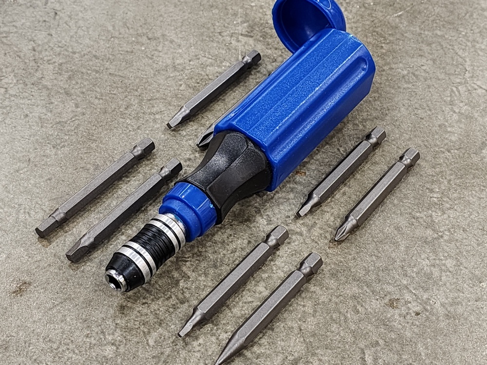 Multi bit screwdrivers